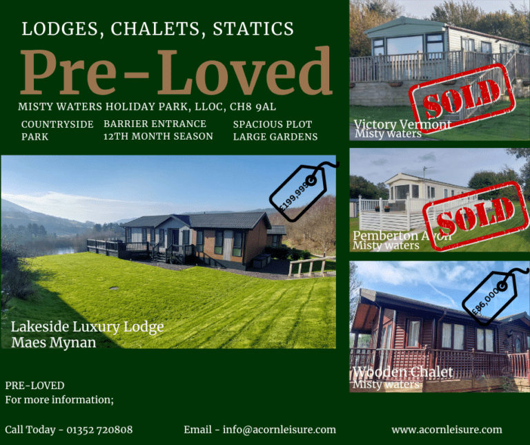 Pre-Loved Caravans, Chalets & Lodges For Sale | North Wales